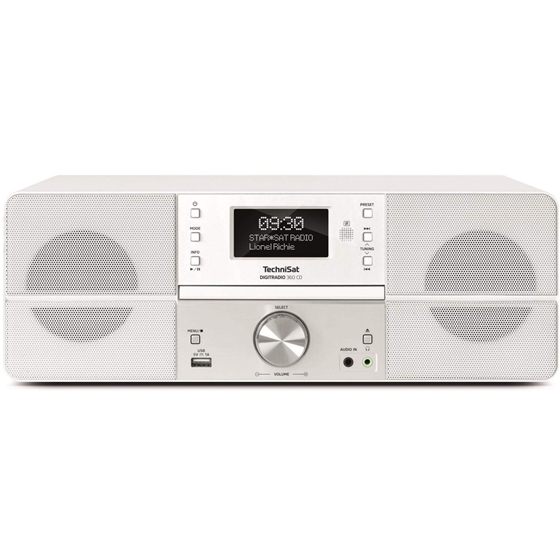 TechniSat DigitRadio 360 CD-Digitalradio weiß DAB+, Stereo-Lautsprecher ... TechniSat DigitRadio 360 CD-Digitalradio weiß DAB+, Stereo-Lautsprecher ...
